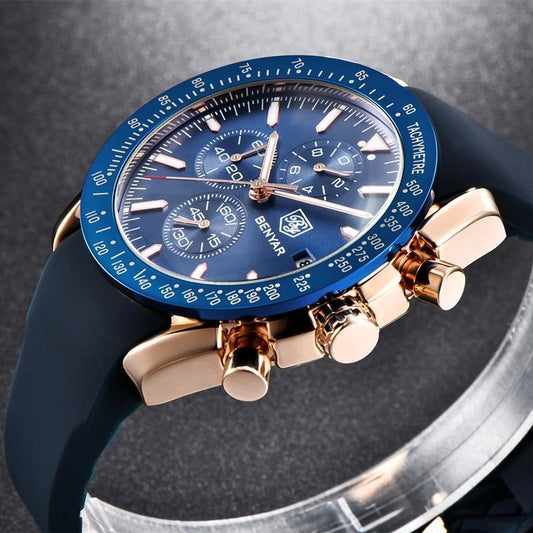 2021 Blue Men Watch Luxury Design Watches Silicone Band Male Wrist Wat ...