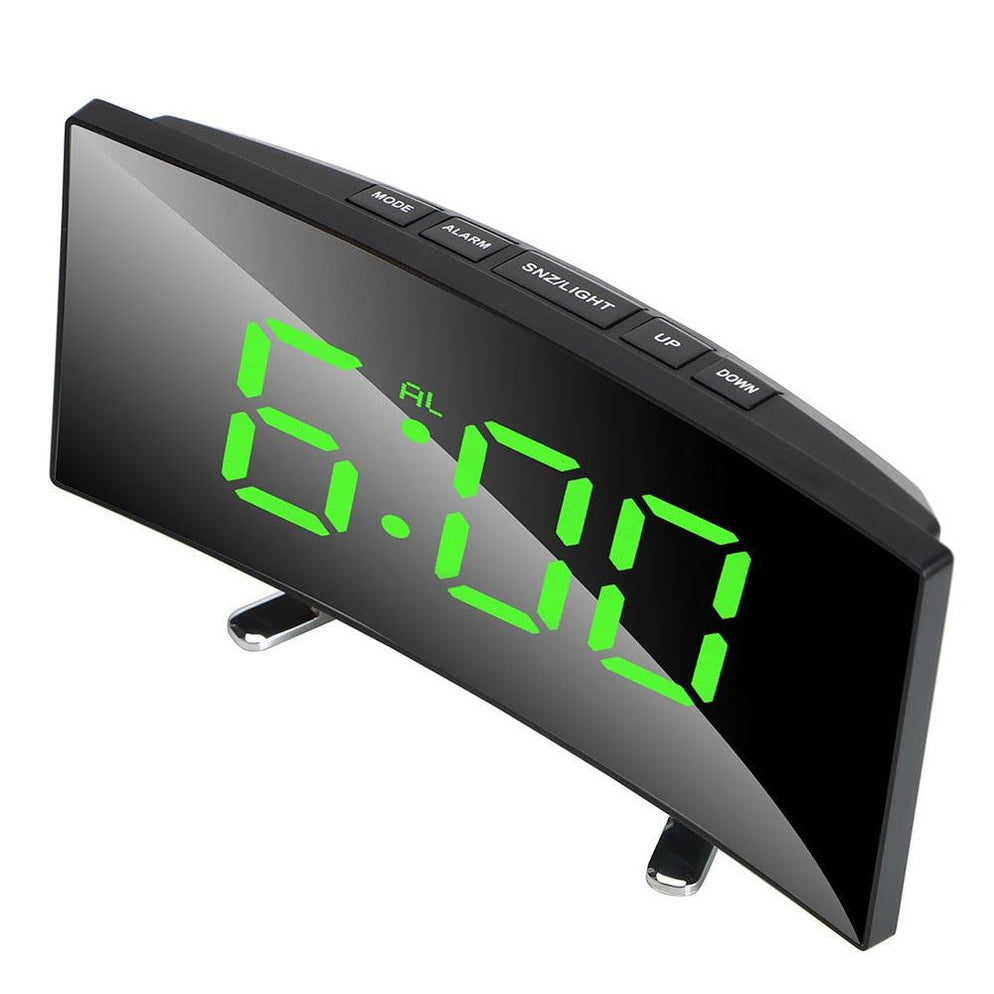 Digital Table Clock Digital Alarm Clock LED Bedside Clock Dual Alarm ...