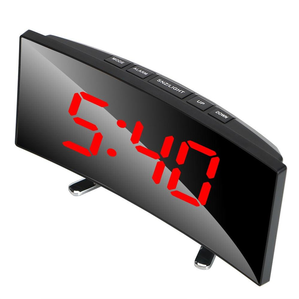Digital Table Clock Digital Alarm Clock LED Bedside Clock Dual Alarm ...