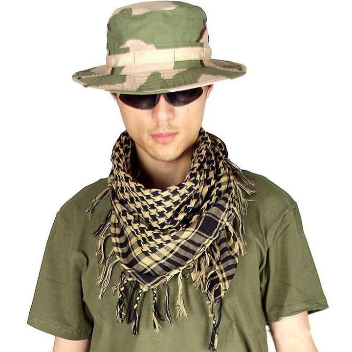 Military Scarves Shemagh Multifunction Tactical cotton head Scarf squa ...